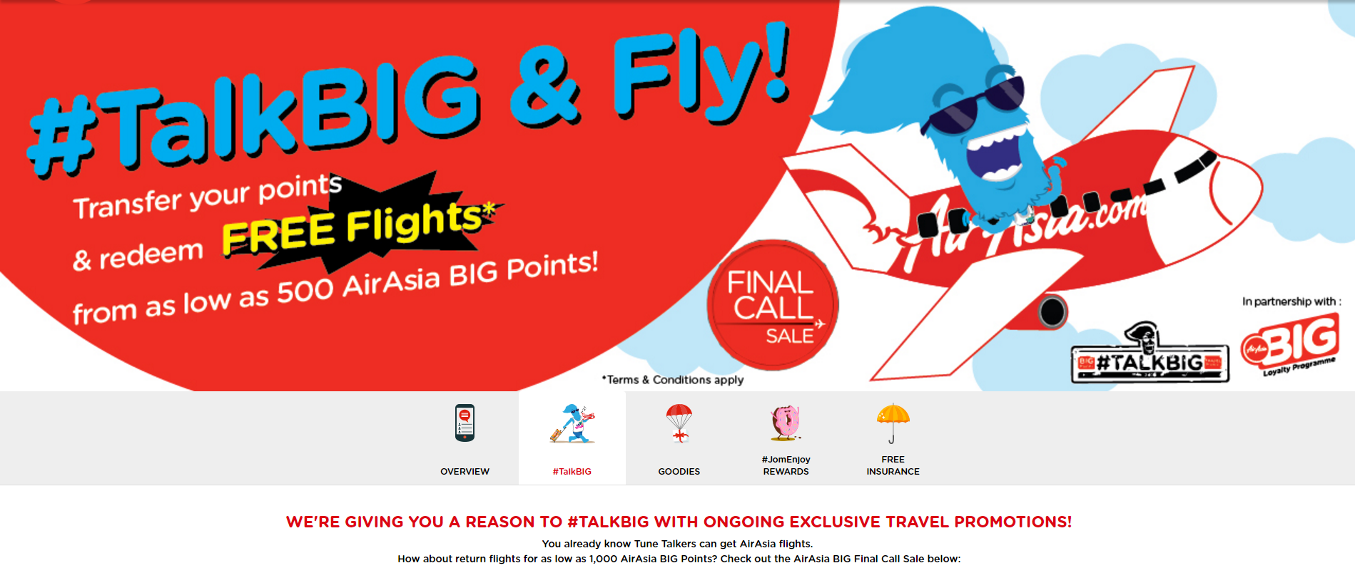 Earning Miles With AirAsia Big Loyalty Programme